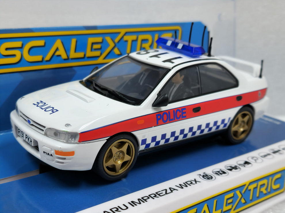 Scalextric C4429 - Subaru Impreza WRX Police Edition – W.A.R. Slot Car ...